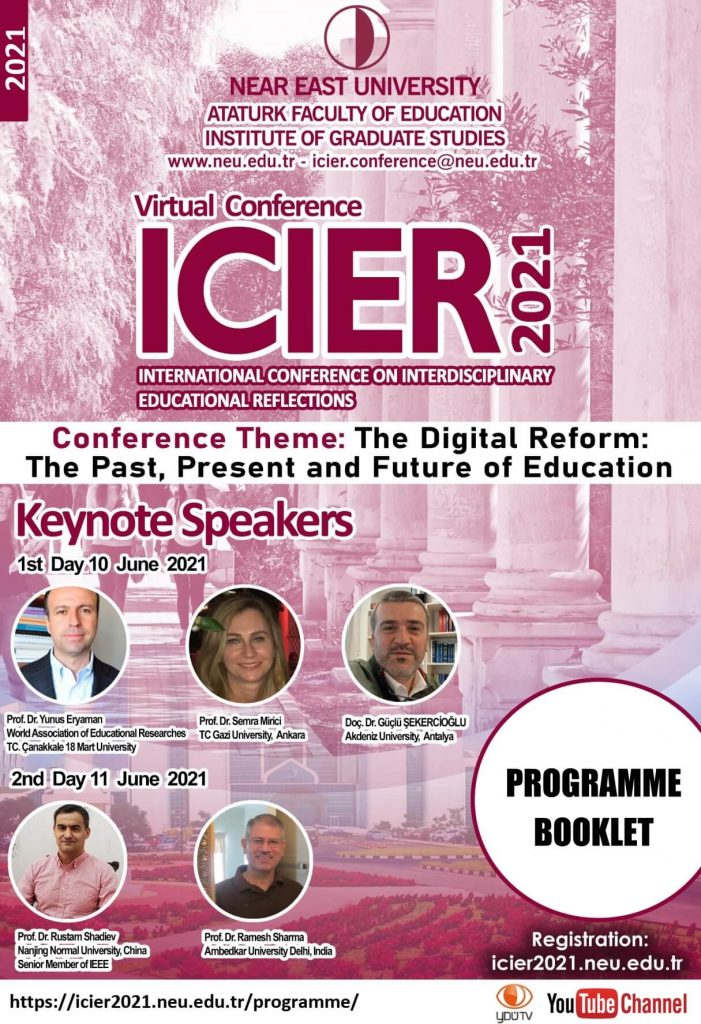 NEU, ICIER 2021 – International Conference on Interdisciplinary ...